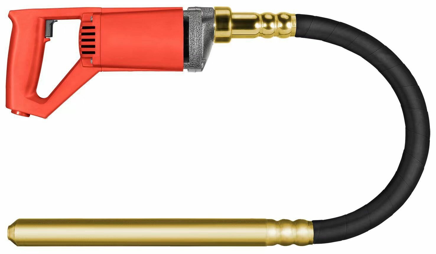 Портативный глубинный вибратор для бетона (1.5м, булава 35мм) - Эффективное уплотнение