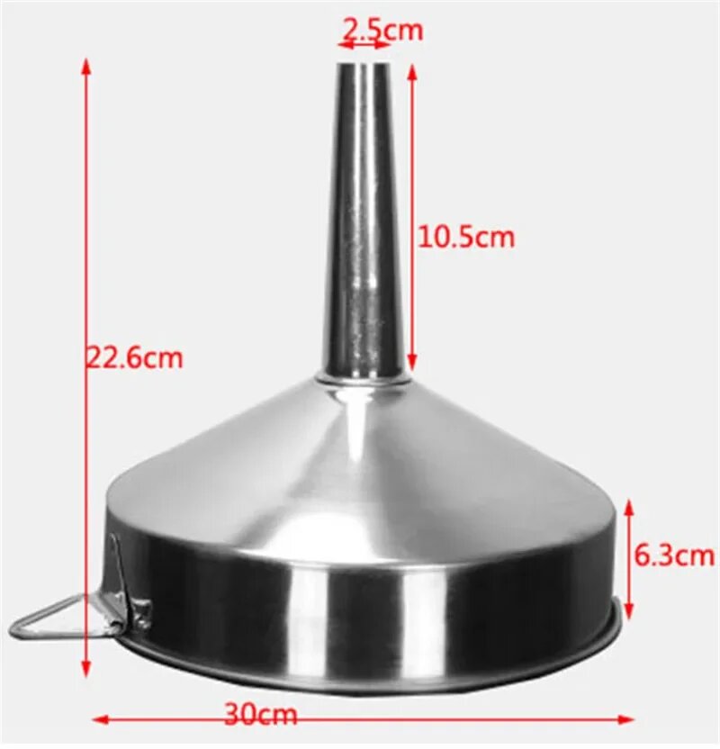 Металлическая воронка Supple 30cm