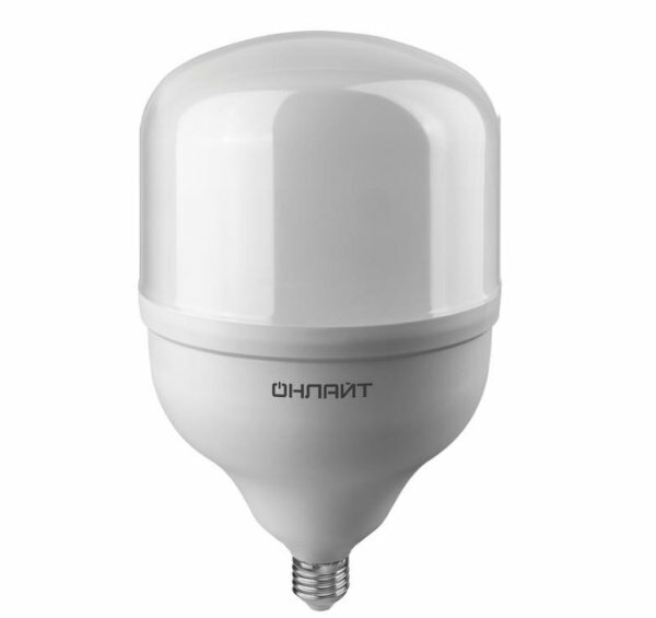 Лампа светодиодная OLL-T140-70Вт-230-6,5К-E27x40 онлайт