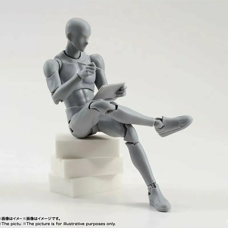 Фигурка-манекен Body Kun SHF, подвижная модель для рисования из ПВХ
