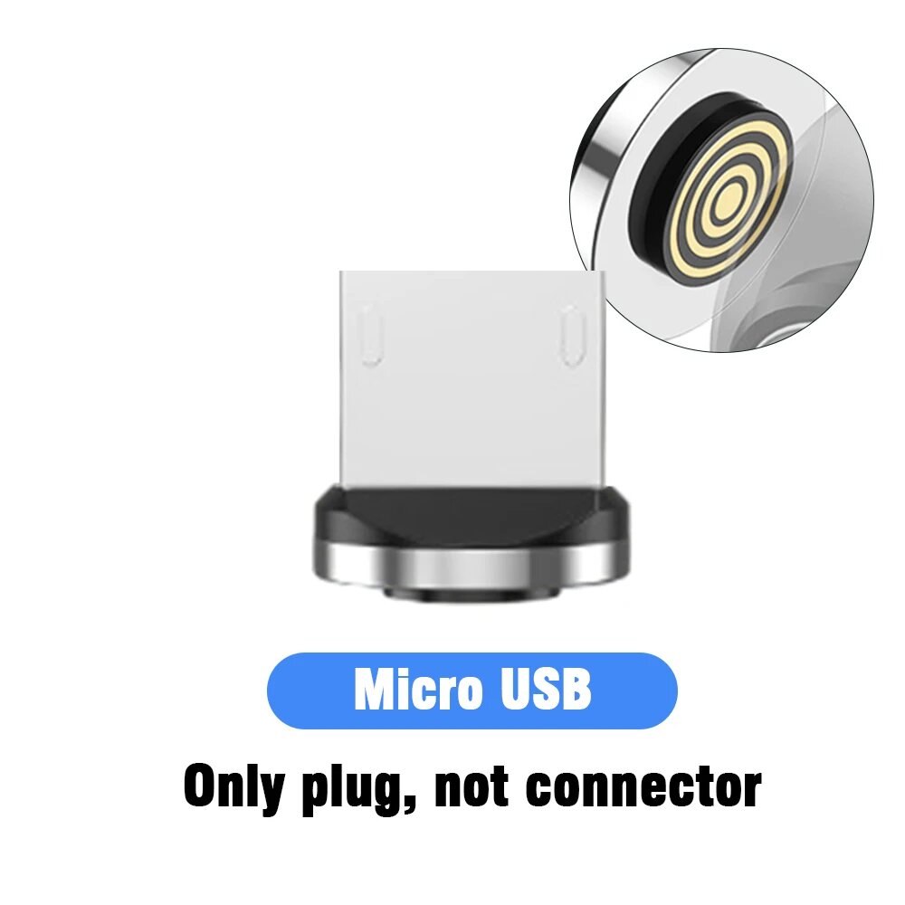 Магнитный адаптер Micro USB, зеленый