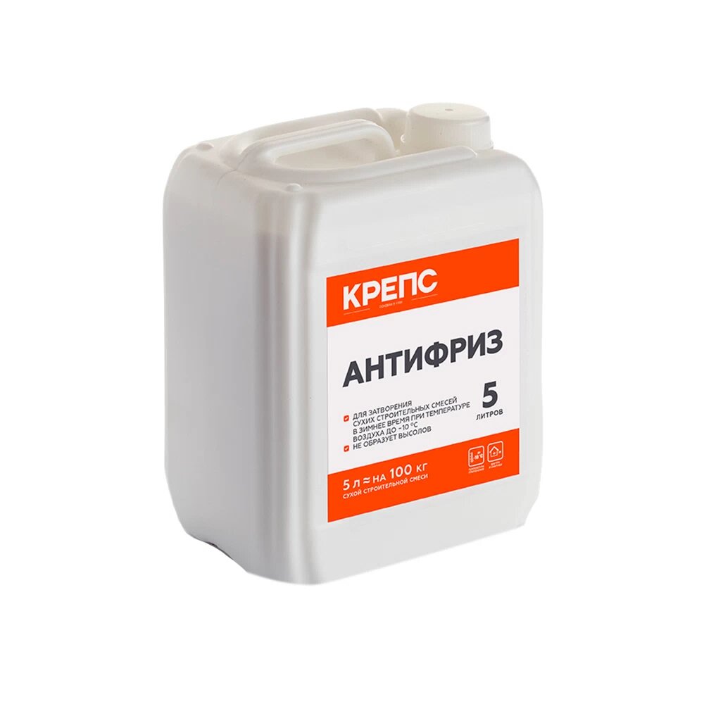 Добавка противоморозная для бетонов и растворов Крепс 5 л Крепс 4607017310366
