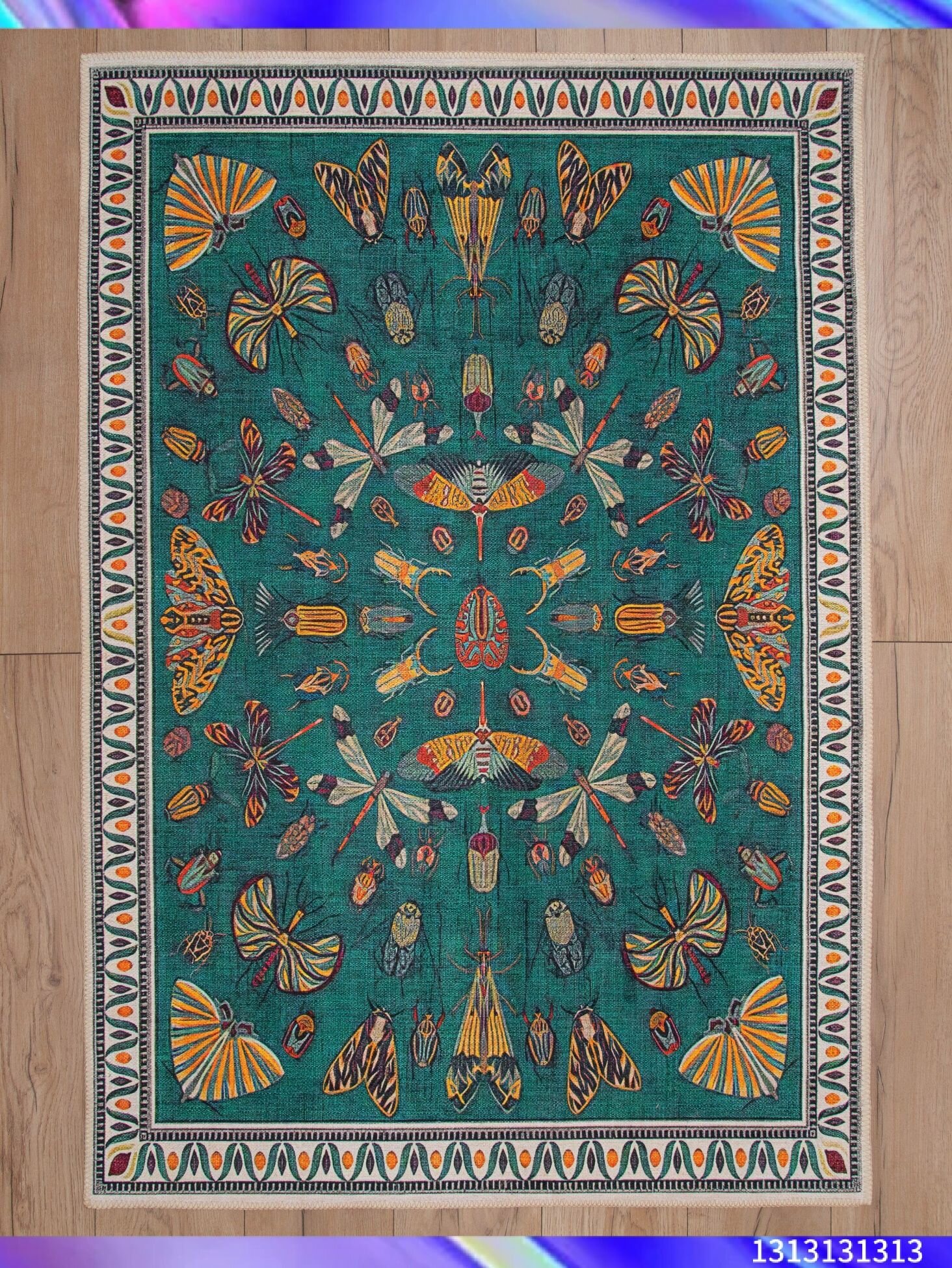 Эксклюзивный детский коврик 60x90 см, безворсовый для комнаты