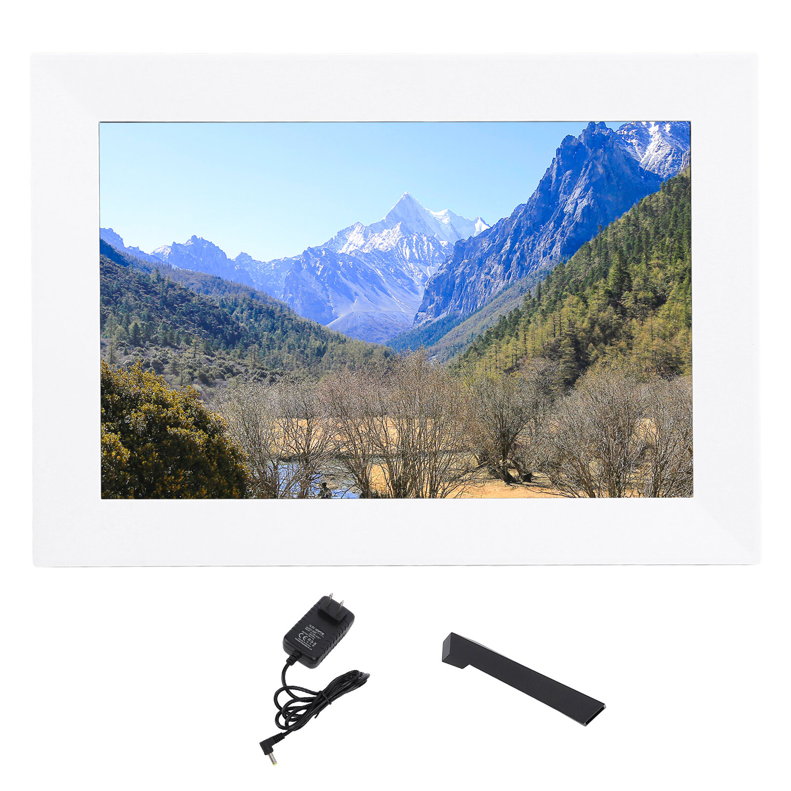 Цифровая фоторама 10,1 дюйма беспроводной 32 ГБ хранения 1280x800 IPS сенсорный экран на стене настенный экран.