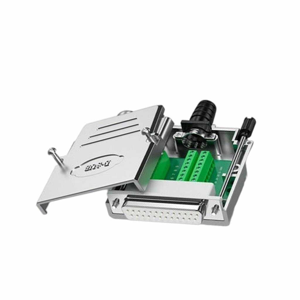 DB25 клемма провода без сварки 25-контактный-тонкий металлический корпус-внутренняя головка с винтовой гайкой