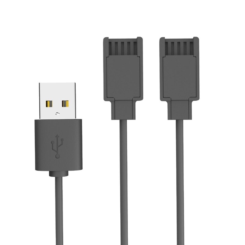 USB-Кабель для Зарядки Контроллера Беспроводной Игровой Контроллер 2,5 м Разветвитель Зарядного Шнура Провод Контроллера Зарядный Шнур