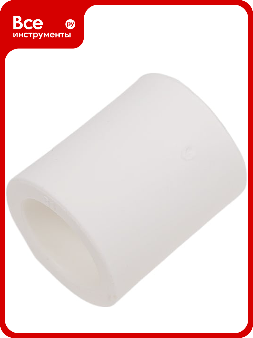 Муфта PRO AQUA полипропиленовая PP‑R белая, тип фитинга – муфта для систем водоснабжения и отопления