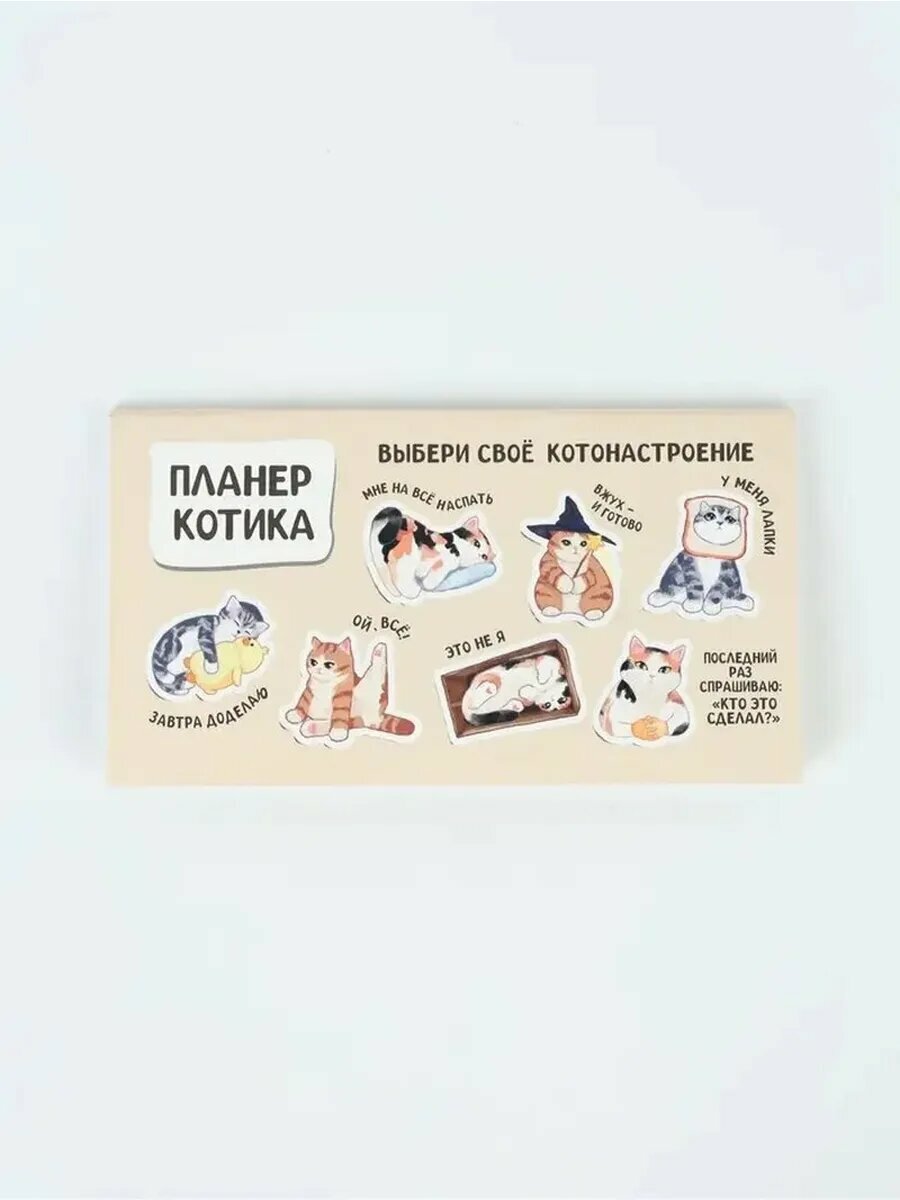 Практичный ежедневник с милым котиком