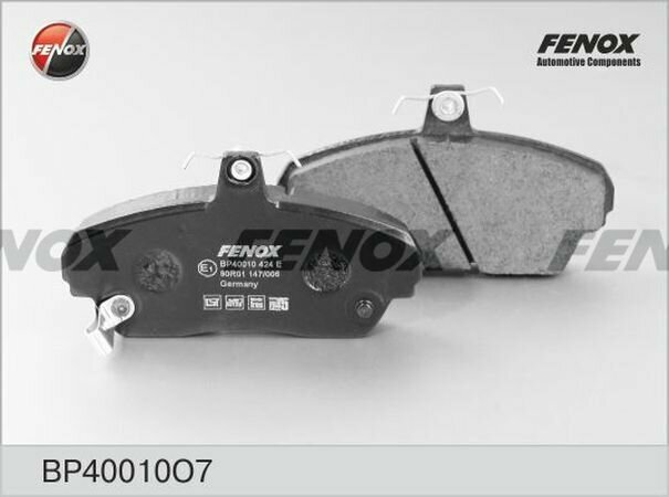 Колодки тормозные дисковые FENOX арт. bp40010o7