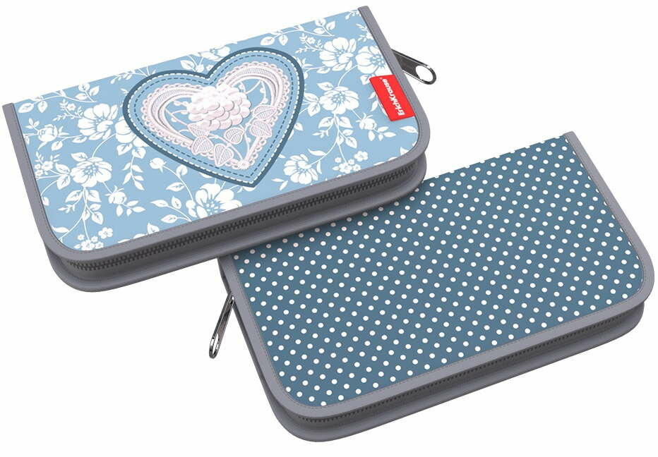 Пенал-книжка с наполнением "Lacey Heart" ErichKrause