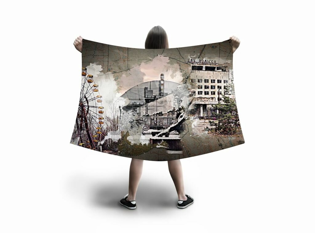 Флаг Чернобыль №19