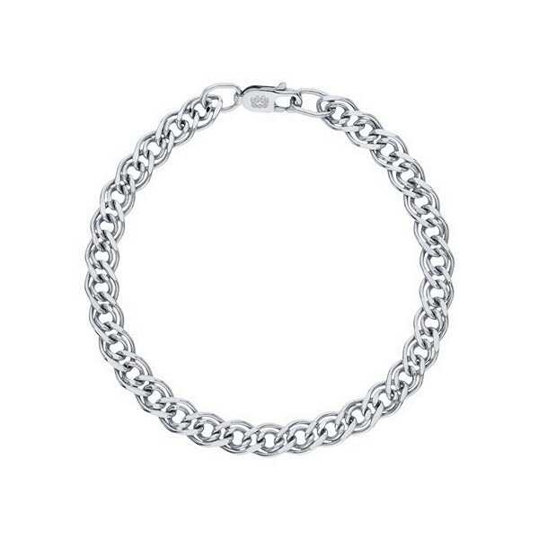 Браслет-цепочка, серебро, 925 проба, родирование