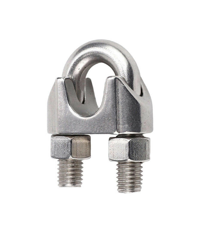 Зажим для троса скважинного насоса 5 мм из нержавеющей стали