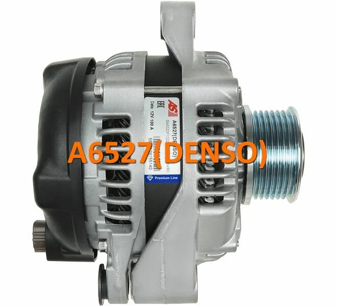 Генератор TOYOTA: Dyna 3.0, Hiace 2.5, Land Cruiser 3.0 (Тойота Дюна Хайс Ланд Крузер) (A6527(DENSO))