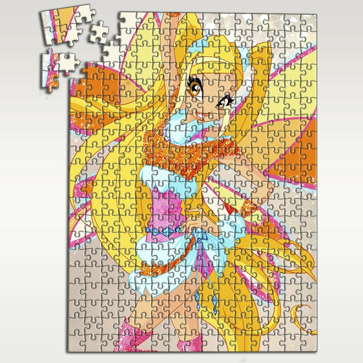 Пазл картонный А3: модель Феи Винкс Winx Стелла для детей - 701 П