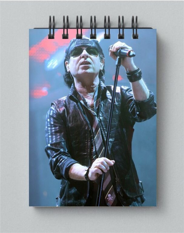 Блокнот Scorpions, Скорпионз №6, Размер А6, 10 на 15 см