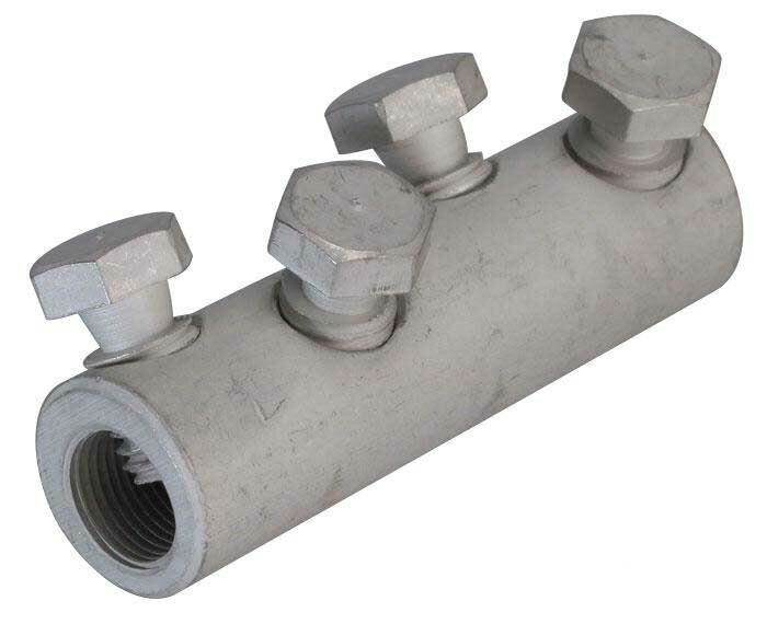 Соединитель болтовой КВТ 4СБЕ 25/50 с угловым расположением болтов луженый (65820) (1 шт)