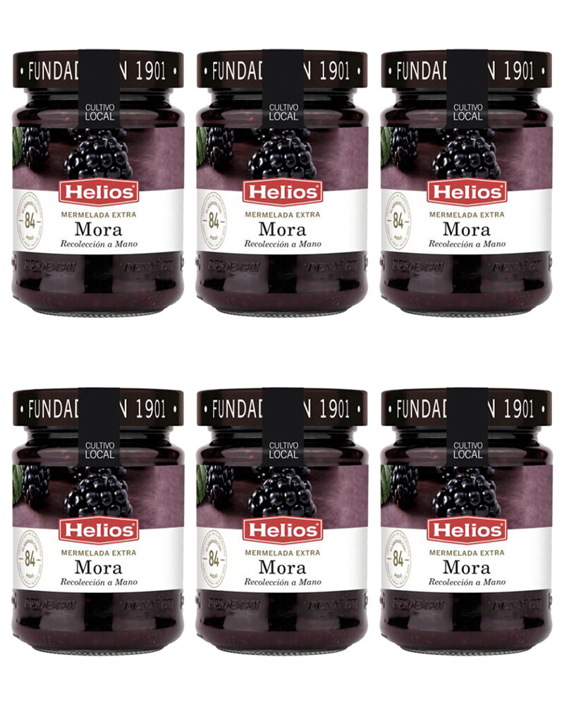 Конфитюр Helios из ежевики Extra 340 гр. - 6 шт.