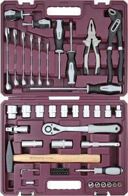 Набор инструмента универсальный Thorvik 1/4", 1/2"DR, 56 предметов