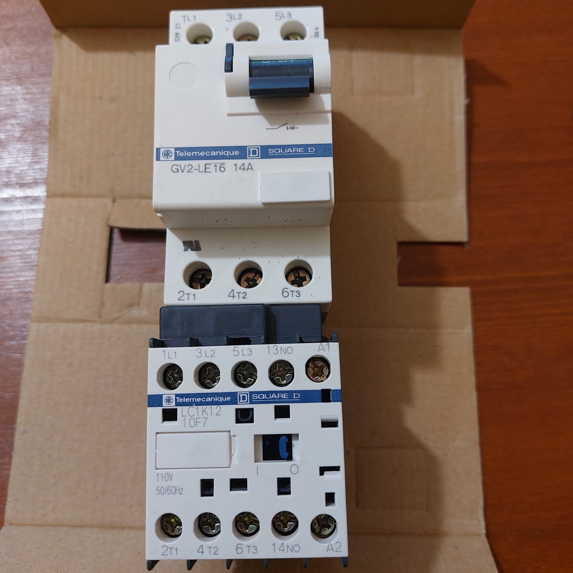 Пускатель магнитный 14A 110B 50ГЦ Telemecanigue GV2LE16K1F7