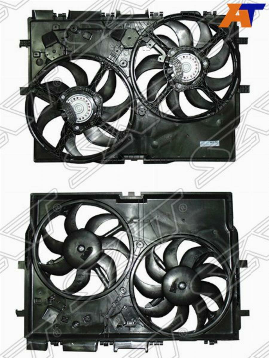 SAT ST-PG10-201-0 Диффузор радиатора в сборе FIAT DUCATO/PEUGEOT BOXER/CITROEN JUMPER 2.2TD/3.0 06-