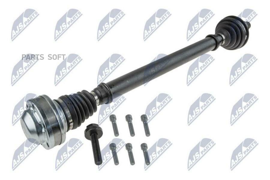 NTY NPW-VW-107 полуось VW CADDY III 1.6TDI,1.9TDI,2.0TDI 04-, CADDY IV 1.4TSI,1.6TDI, 2.0TDI 15-, PASSAT 1.4TSI,2.0