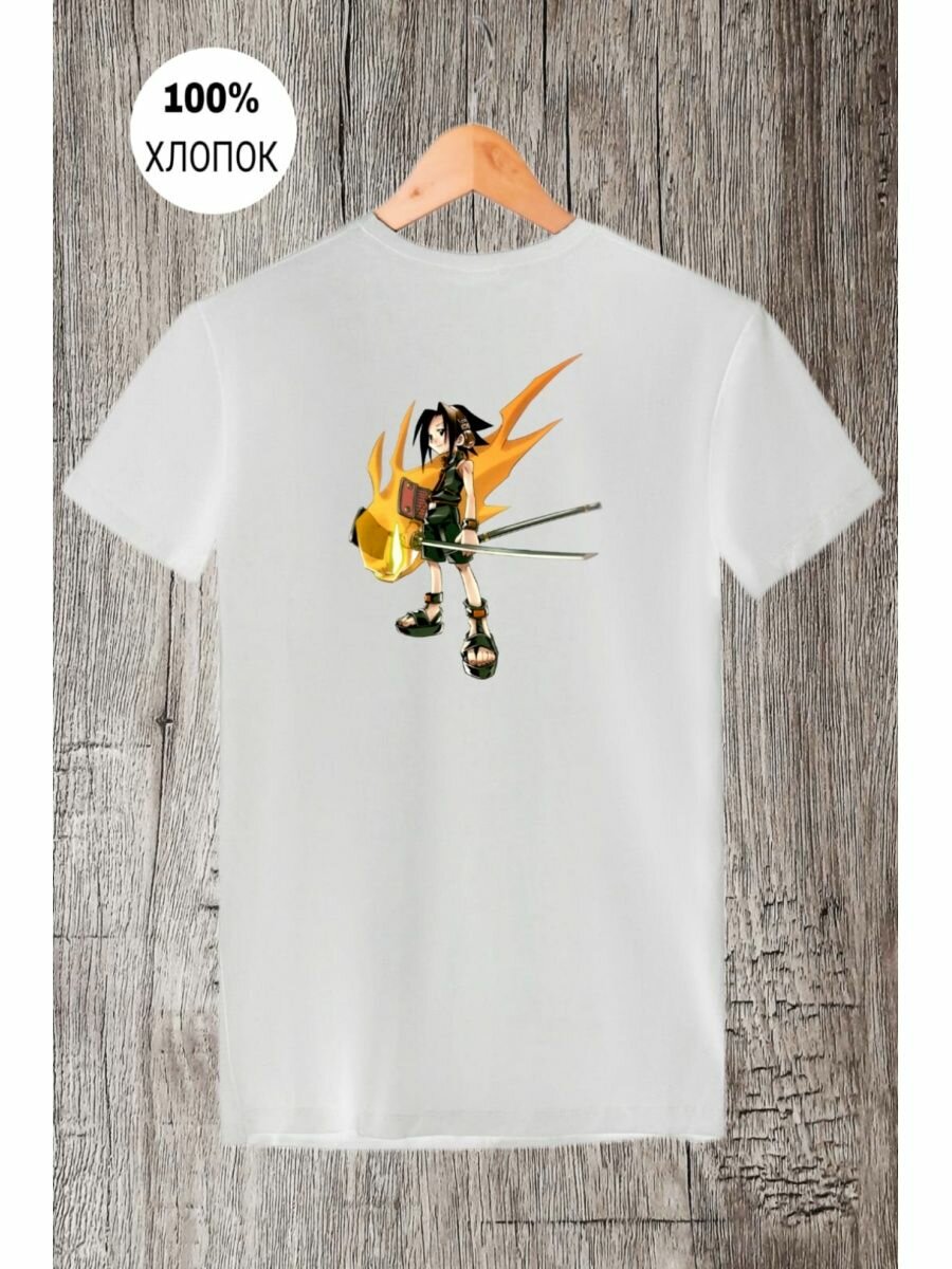 Футболка аниме король шаман shaman king йо асакура