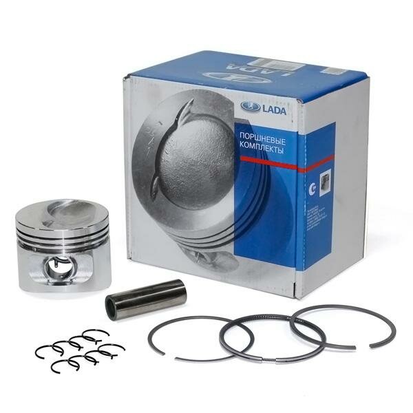 Поршневая группа кт. (4 шт.) 82,0 с кольцами ВАЗ-21083 группа С (фирм. упак. LADA)