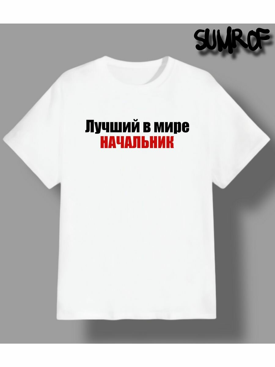 Футболка лучший в мире начальник
