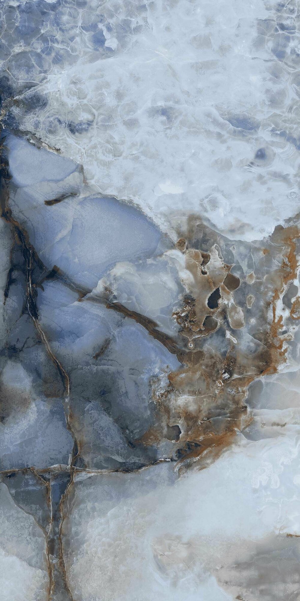 PRIMAVERA Керамогранит Jakarta Blue carving, 60x120 9 мм, арт. CR210 (цена за 1.44 м2)