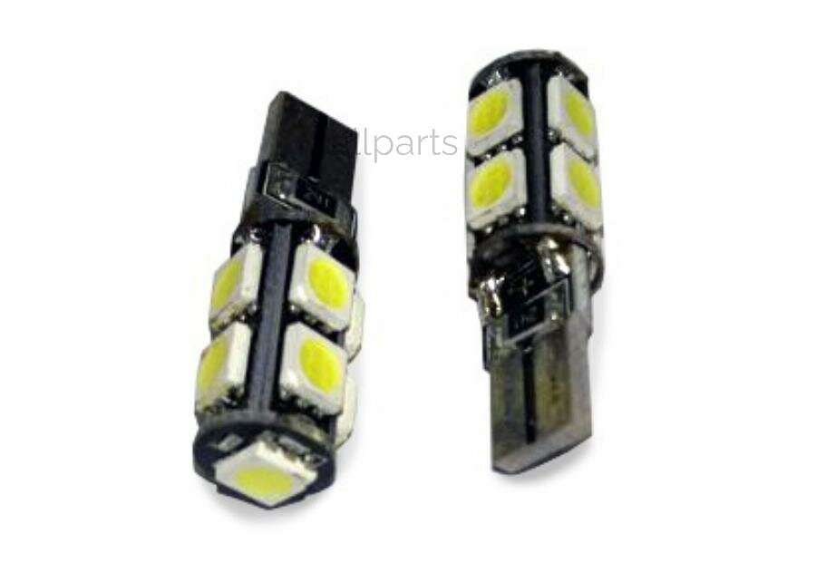 AVS A78438S к-т ламп! светодиодных C011 T10 (W2.1x9.5D) CANBUS 9SMD 5050, блистер 2шт, белый\