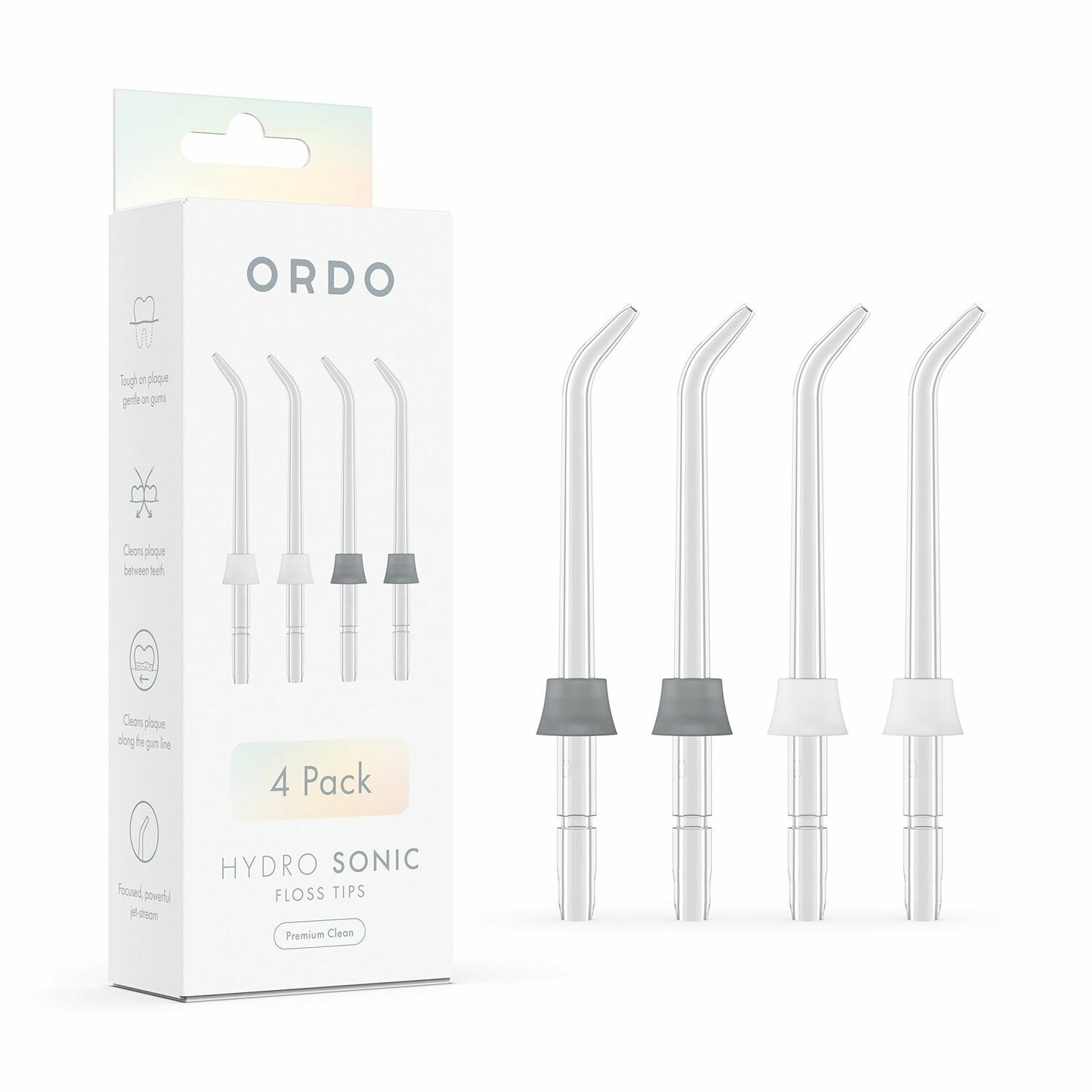 Набор насадок для ирригатора ORDO Premium Clean, 4 шт. (стандартные)