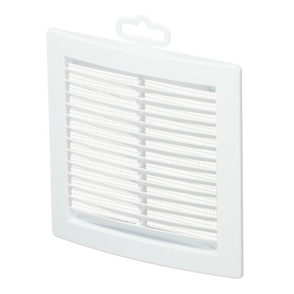 Вентиляционная решетка ERA "1515РЦ", белая, пластик, 150x150мм, 1шт