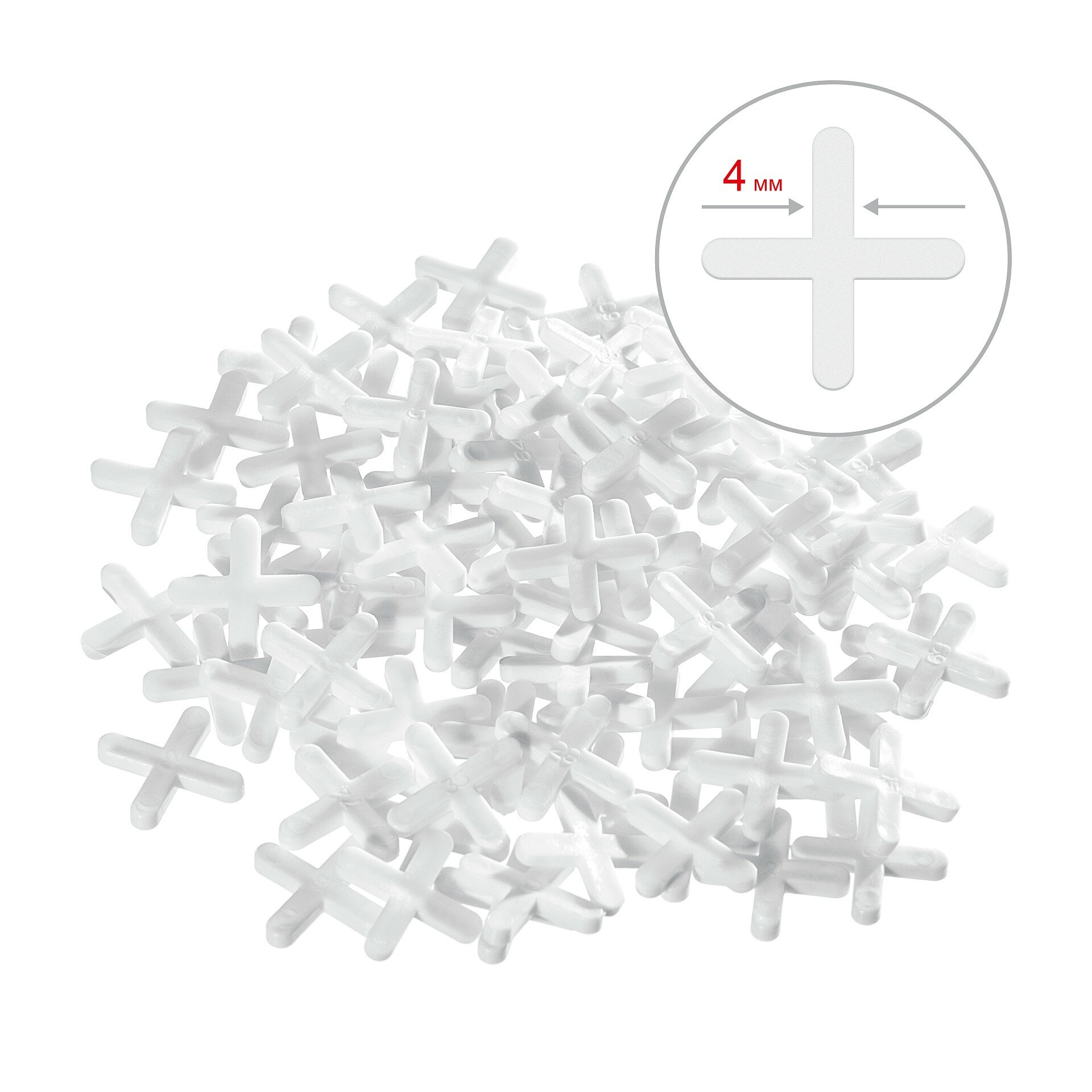 Крестики для плитки STAYER 4мм, 100шт 3380-4