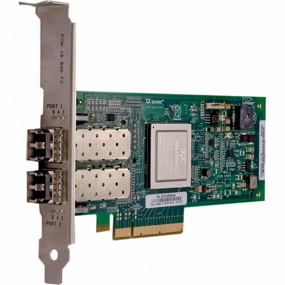 Контроллер Qlogic QLE2672 16Gb 2 х FC HBA x8 PCIe Fibre Channel HBA