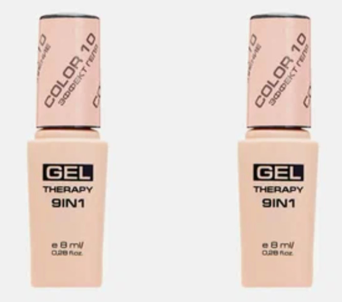 Лак для ногтей Stellary Nail polish Gel Therapy 9in1, тон 10, 2 шт