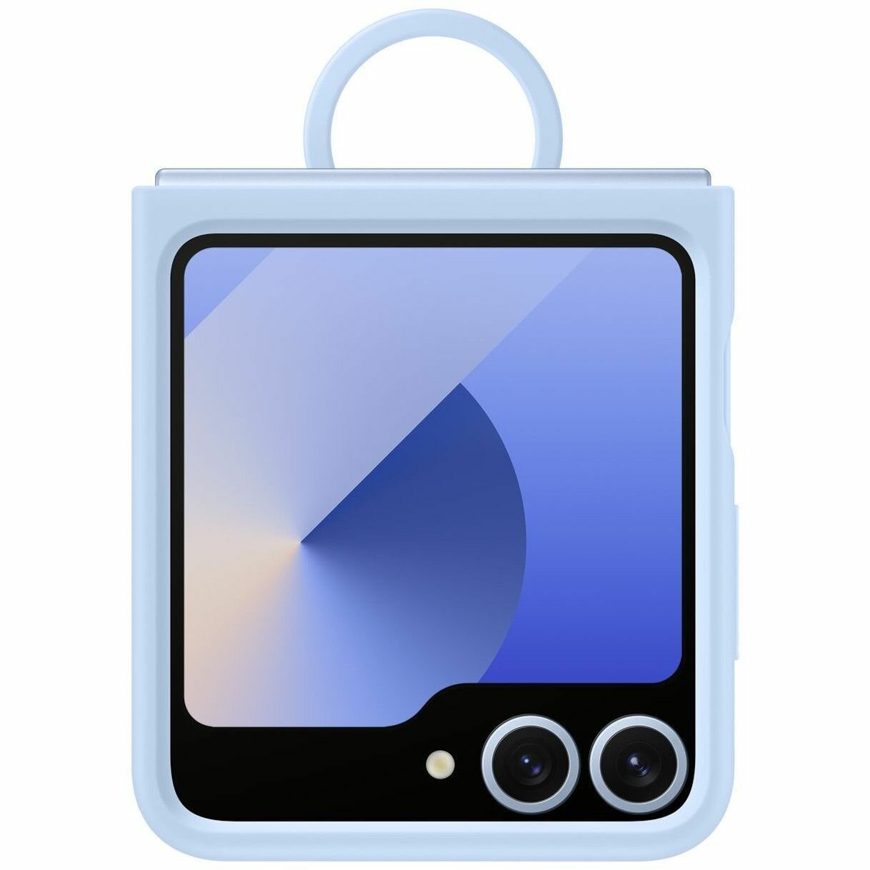 Чехол для смартфона Samsung Flipsuit Case Z Flip6, силикон, голубой