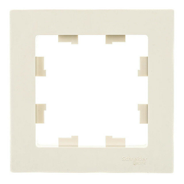 SCHNEIDER ELECTRIC Atlas Design рамка 1 пост бежевый для модульной установки