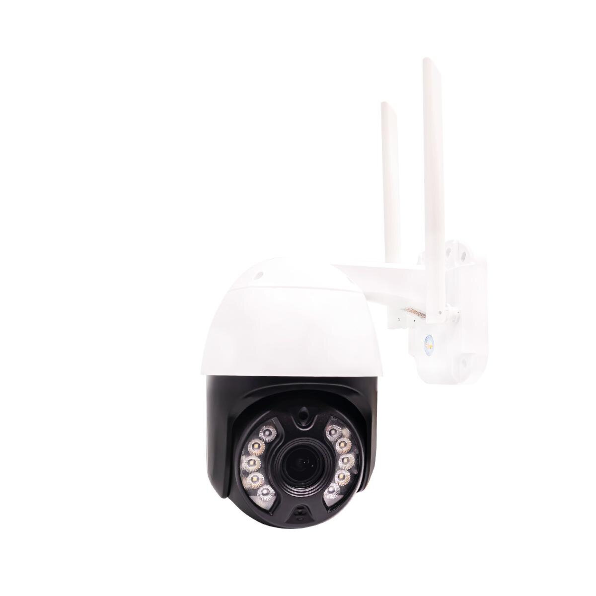 Уличная IP видеокамера HD-ком (K611-ASWV4)-5X-WiFi (Y123716SC) беспроводная охранная поворотная, приближение 5Х. Двусторонняя связь. Запись на SD ка