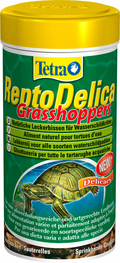 TETRA REPTODELICA GRASSHOPPERS – Тетра корм для водных черепах Кузнечики (250 мл х 4 шт)