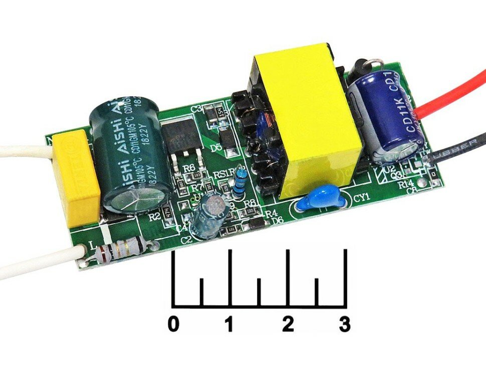 Драйвер светодиода 280-300mA/75-135VDC 90-265VAC 25-36W