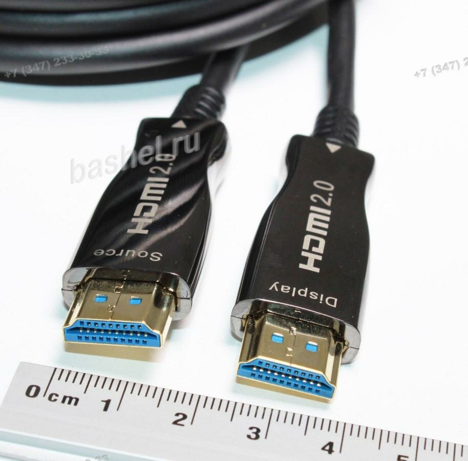 Шнур HDMI-HDMI DAYTON (шт. позол. пласт, шнур д.6,0 мм, FULL SUPPORT 4K UHD, 3D version 2.0 АОС) 20,0 м