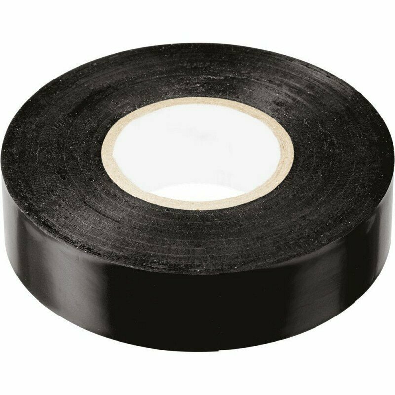 Изоляционная лента 0,13*19 мм, 20 м. черная, INTP01319-20, цена за 1 шт.