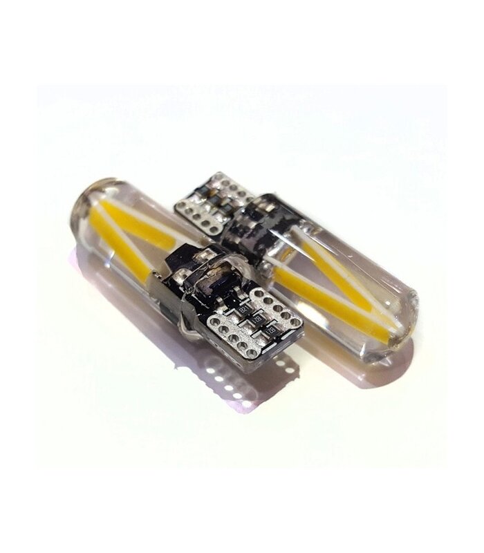 Лампа безцокольная 2COB-силикон-бесполярность 8-28V W комплект 2шт