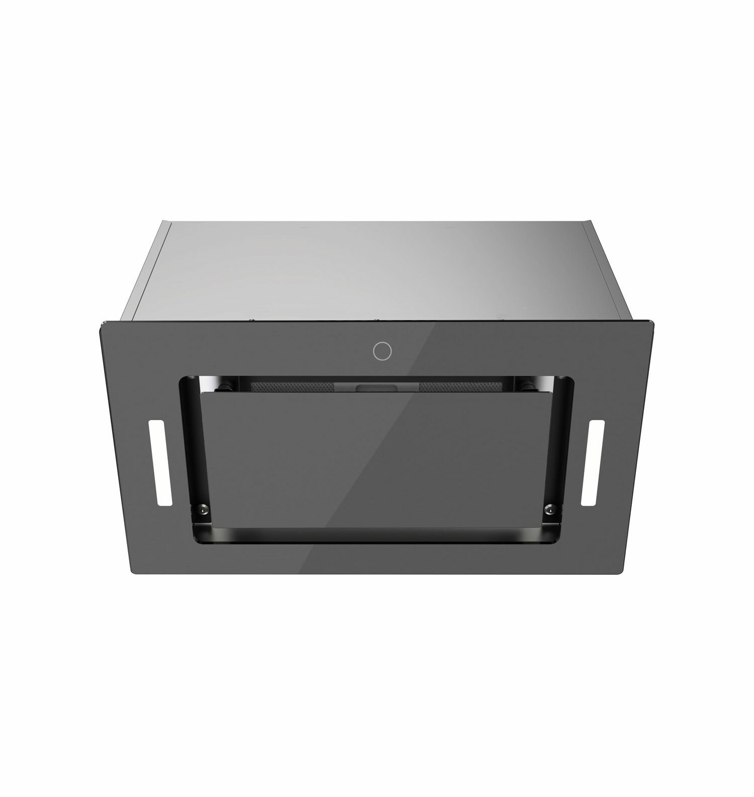 Вытяжка кухонная встраиваемая LEX GS BLOC GS 600 Grey, 60 см сенсорное управление, LED лампы, отделка -стекло