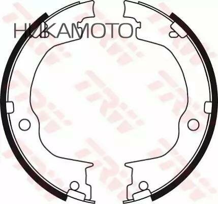 TRW GS8749 Тормозные колодки барабанные CAPTIVA/ANTARA 06-