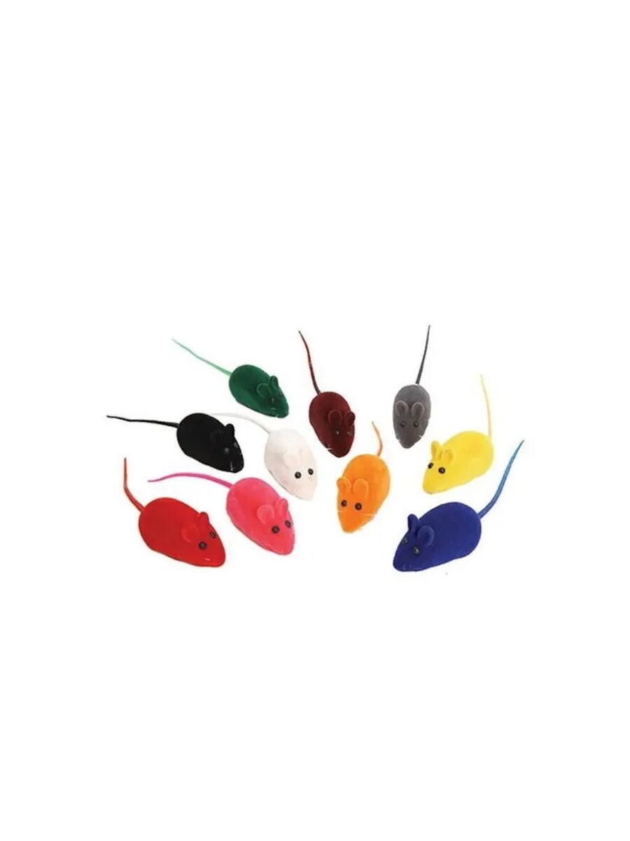 Игрушка для кошек Triol "Мышь", 65мм (2 шт)