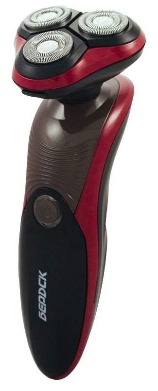 Электробритва Бердск 3313AC, черно-красный