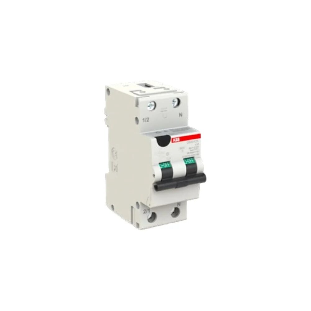 Дифференциальный автомат (АВДТ) ABB 2-полюсный (1P+N) 20А C 30мА тип AC 6кА