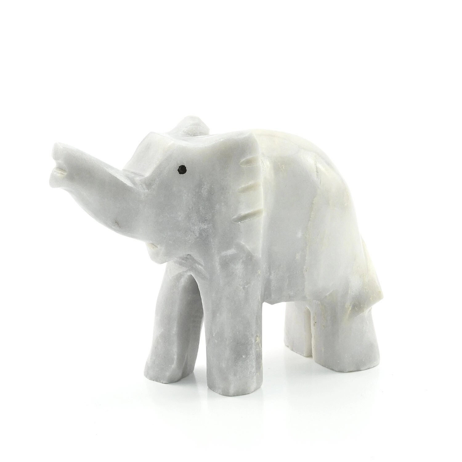 Слон из мрамора №4 (100*35*75мм) .